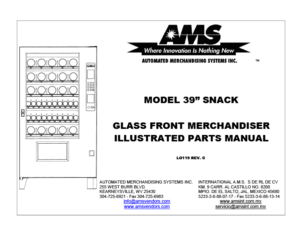 Technical and Service Manuals - AMS Vending
