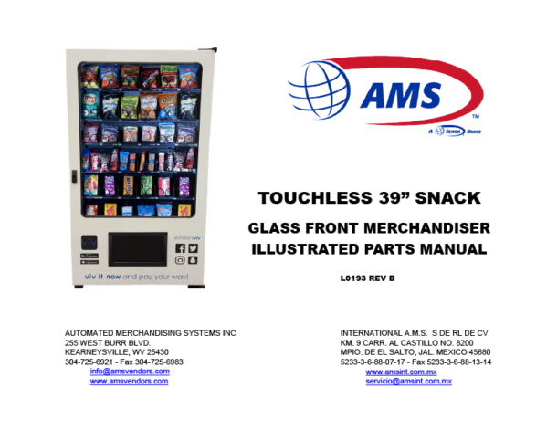 Technical and Service Manuals | AMS Vending