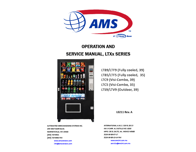 LTX - 2011A | AMS Vending